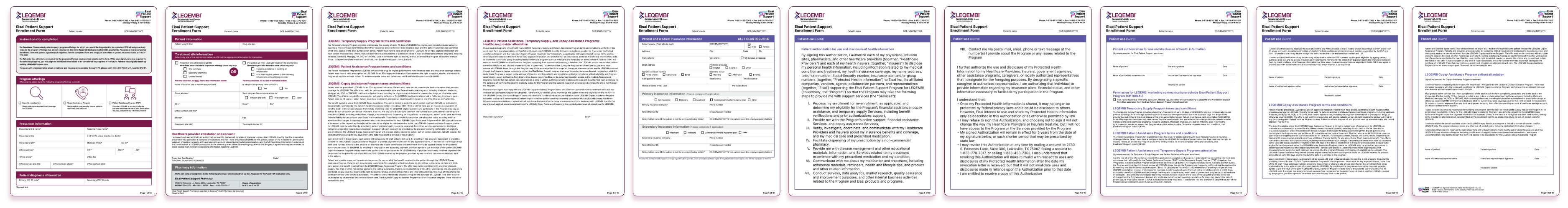 LEQEMBI® (lecanemab-irmb) Eisai Patient Support Enrollment
